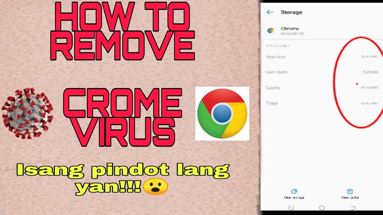 Paano tanggalin ang virus sa chrome | How to remove chrome virus - YouTube