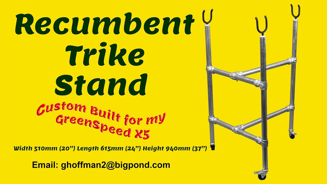 S4E2 Recumbent Trike Stand - YouTube