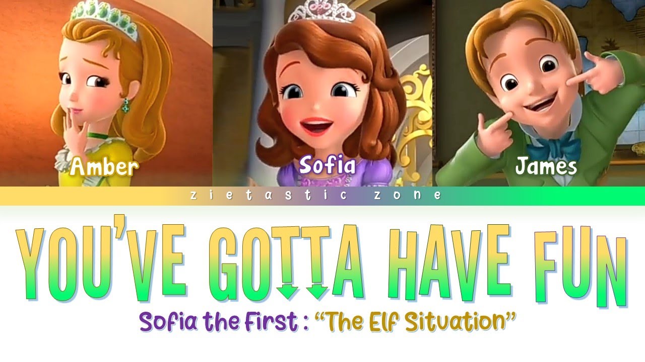 You've Gotta Have Fun - Color Coded Lyrics | Sofia the First "The Elf ...