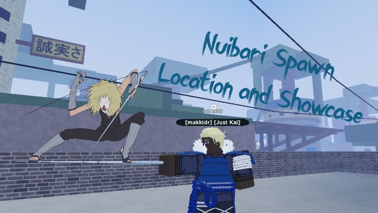 Nuibari Spawn Location & Showcase| [Shinobi Life 2] | Roblox - YouTube