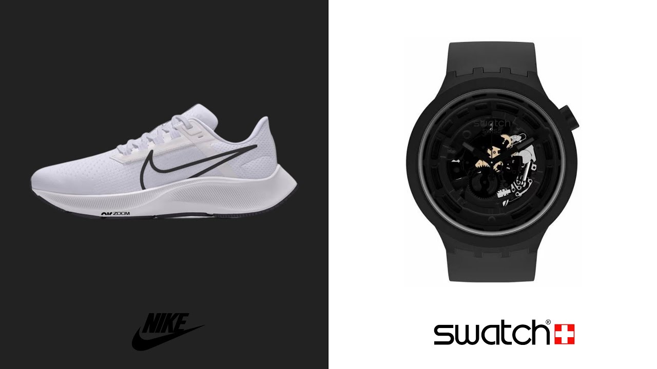 SWATCH BIG BOLD C BLACK vs. NIKE - YouTube