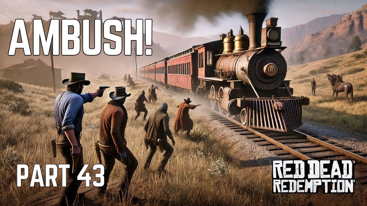 De Santa's DEADLY TRAIN AMBUSH! Red Dead Redemption, Part 43 - YouTube
