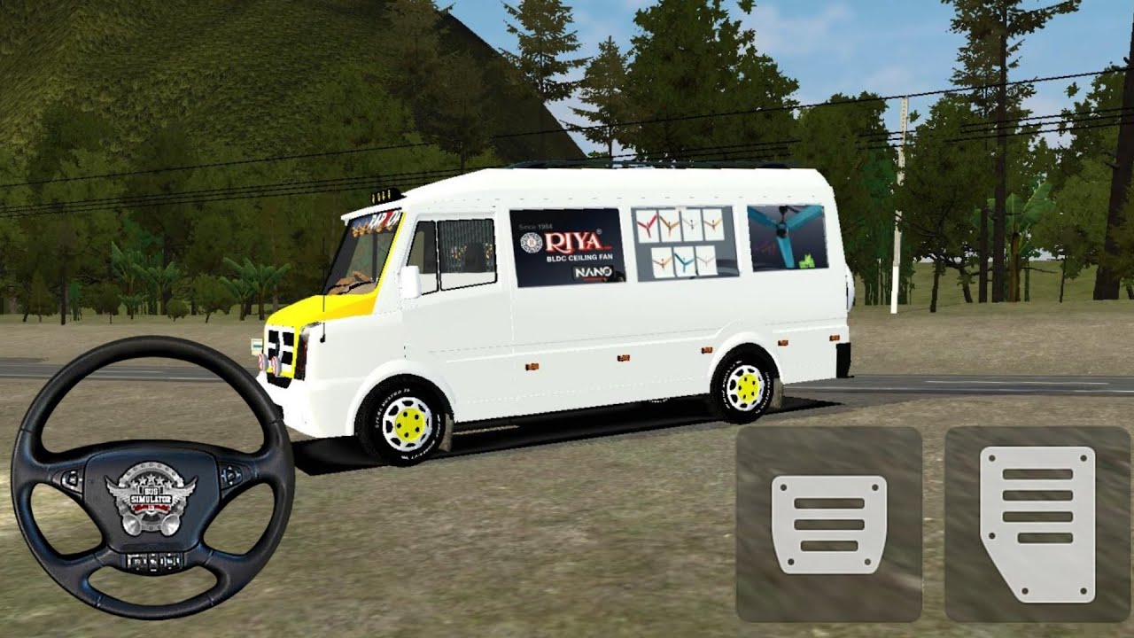 Force Traveller Mod in Bus Simulator Indonesia - Car Mod in Bussid ...
