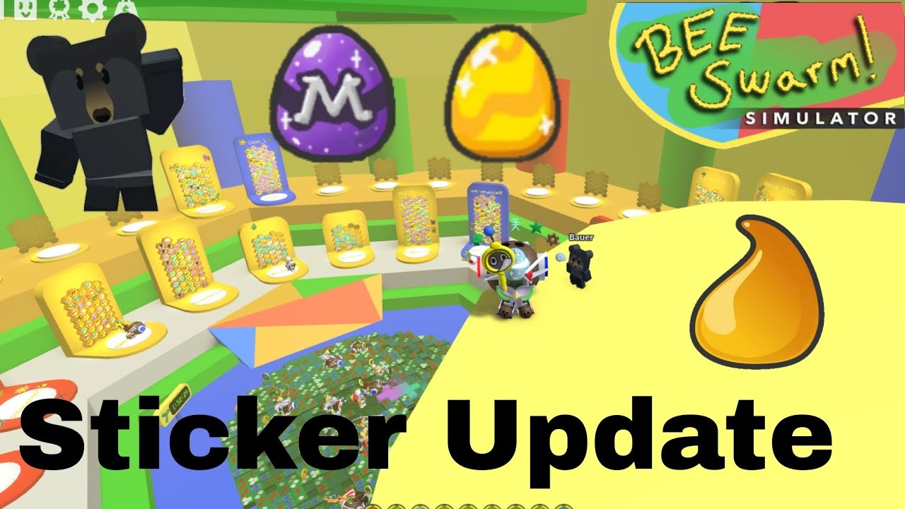 Das Sticker Update ist da!!! | Bee Swarm Simulator Deutsch #4 - YouTube