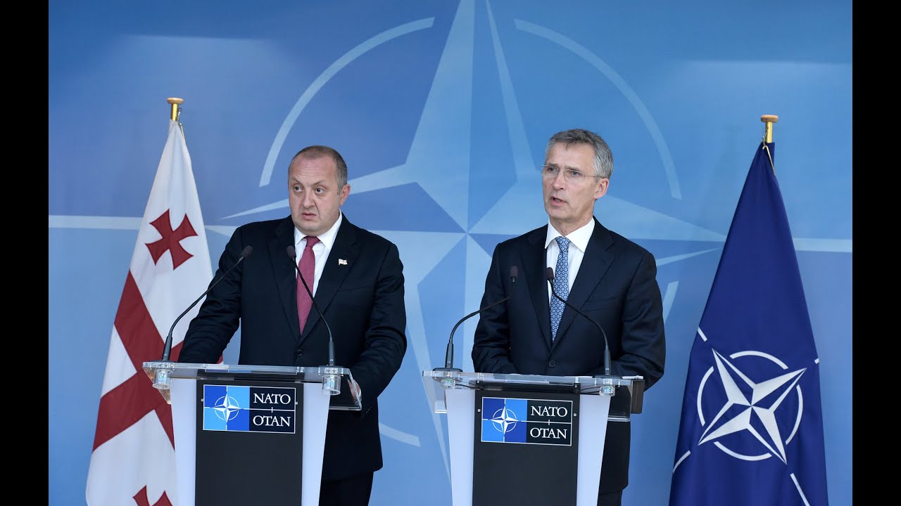NATO Secretary General with President of Georgia, 08 JUN 2016 - YouTube