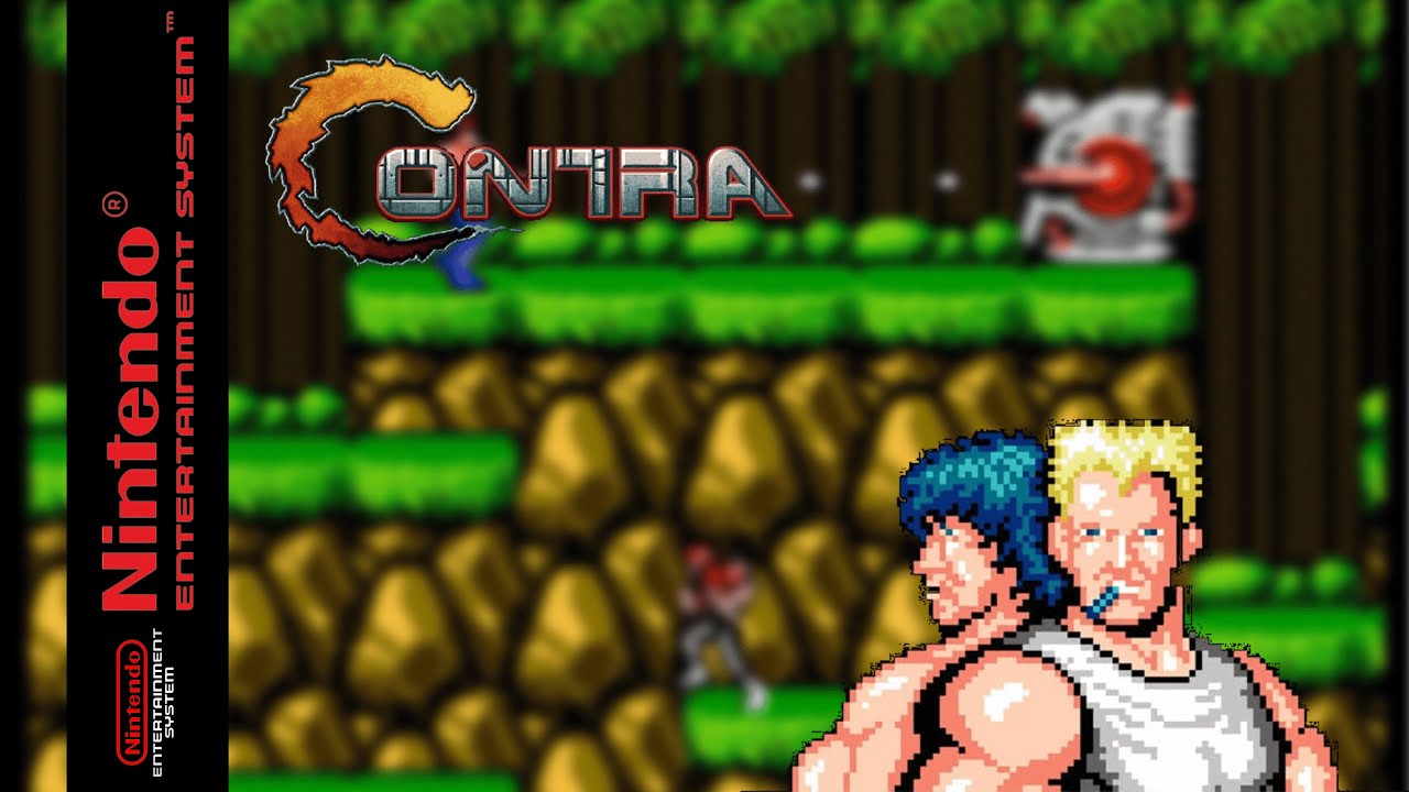 Contra, com e sem codigo konami, até zerar! - YouTube