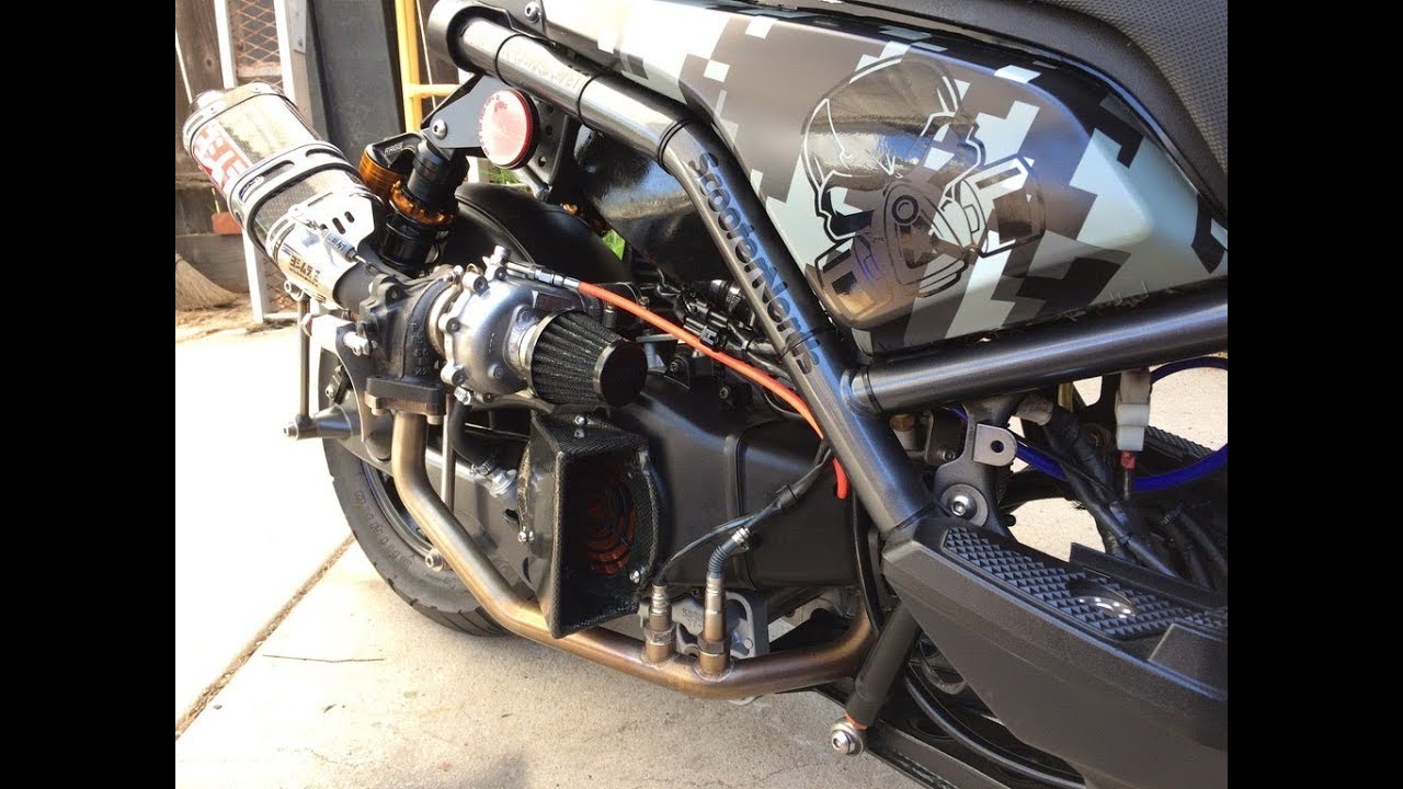 Heavily Modified Zuma BWS 125 - YouTube