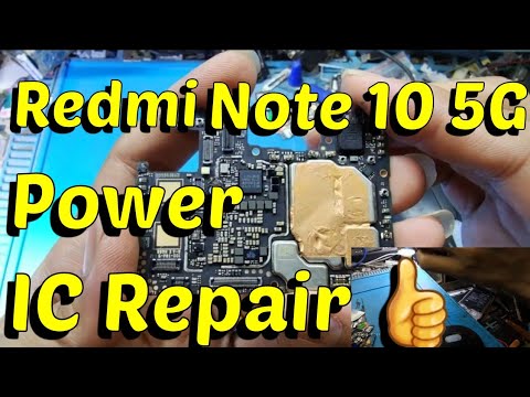 Redmi Note 10 5g Power Ic Repair 👍 - YouTube