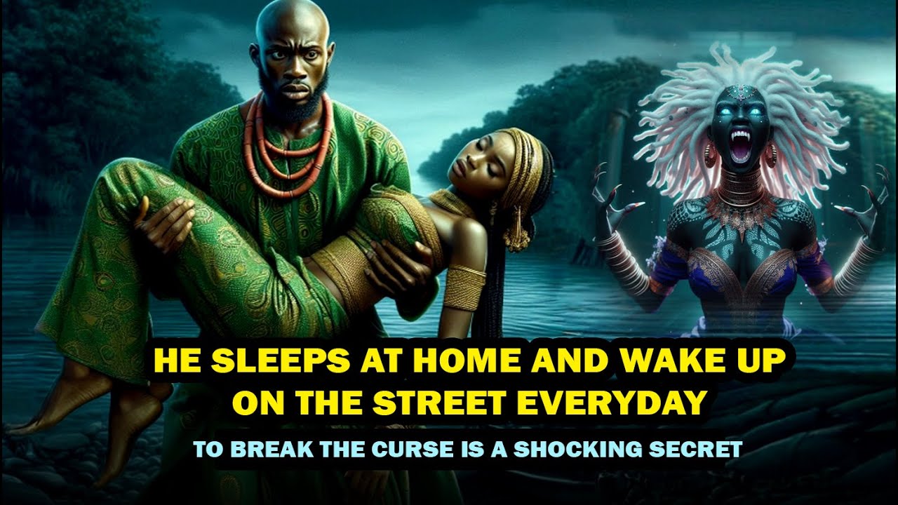 African Folk Tale He sleeps at home and wake up on the street everyday ...