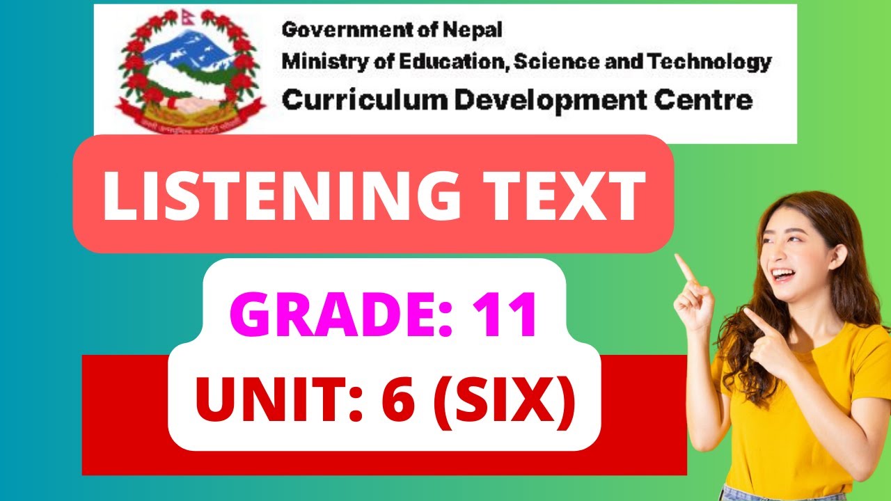 GRADE 11 UNIT 6 COMPULSORY ENGLISH. GRADE 11. CLASS 11 ELEVEN. ENGLISH ...