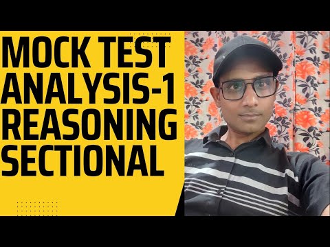 MOCK TEST ANALYSIS-1 REASONING SECTIONAL#T20BANKING - YouTube