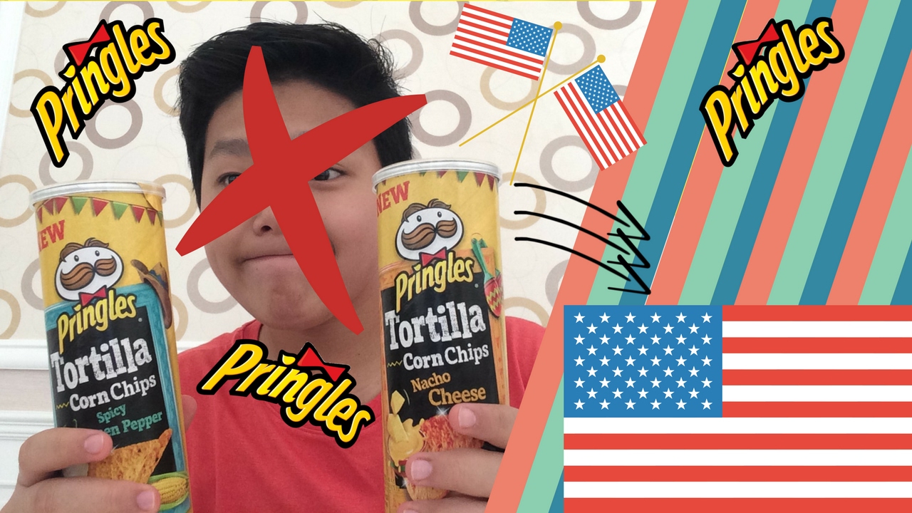 TRYING AMERICAN TORTILLA CHIPS!!! *NEW PRINGLES FLAVORS* - YouTube