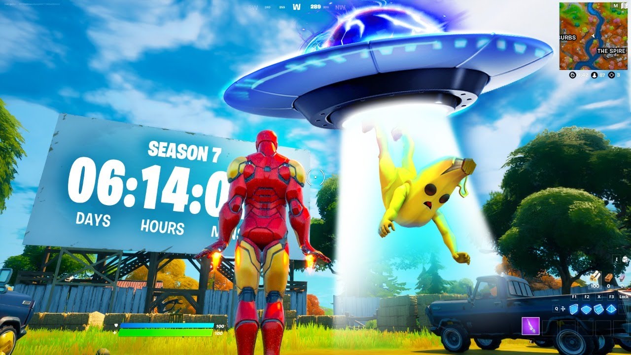 ALIENS TOOK ME in Fortnite Live Event - YouTube