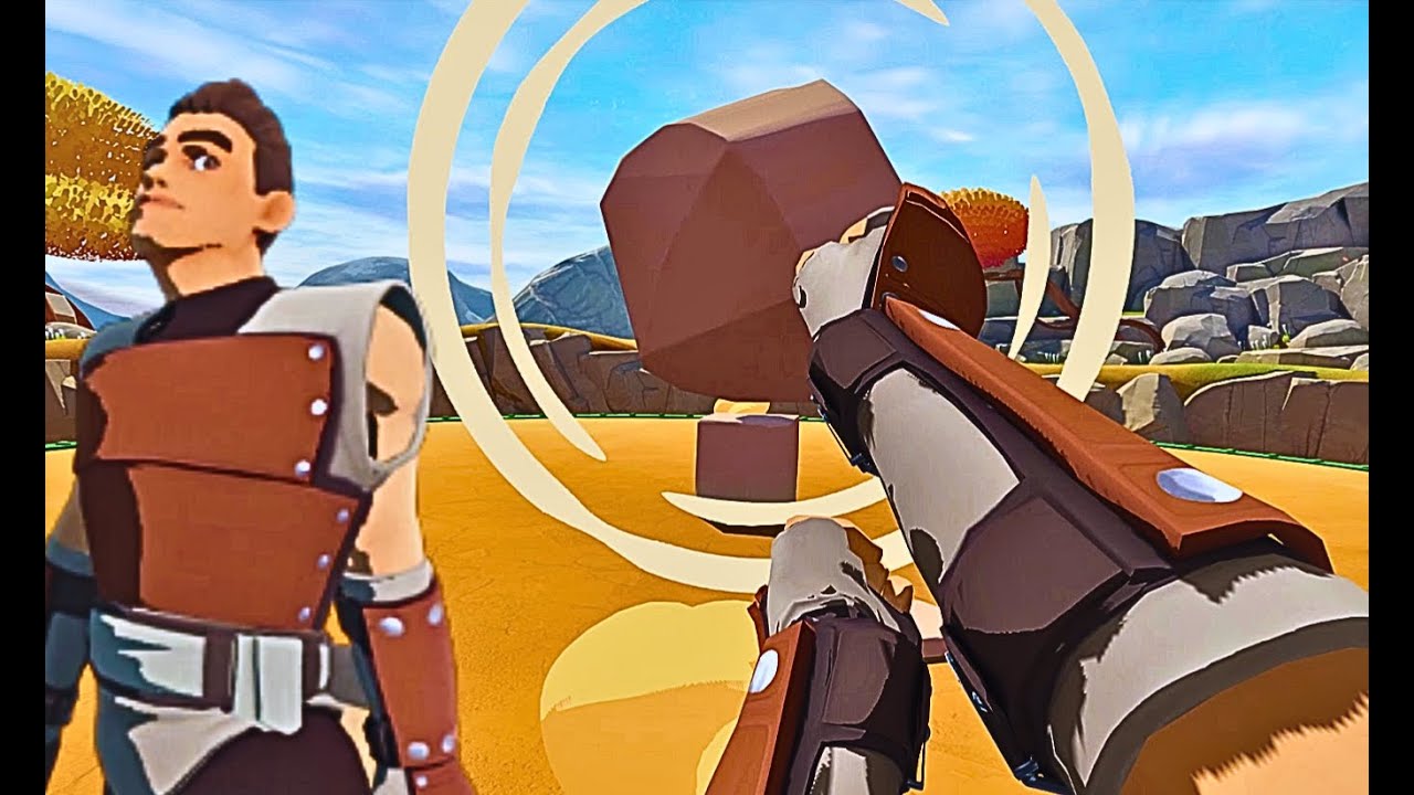 BECOMING A EARTH BENDER IN THIS VR GAME | Rumble - YouTube