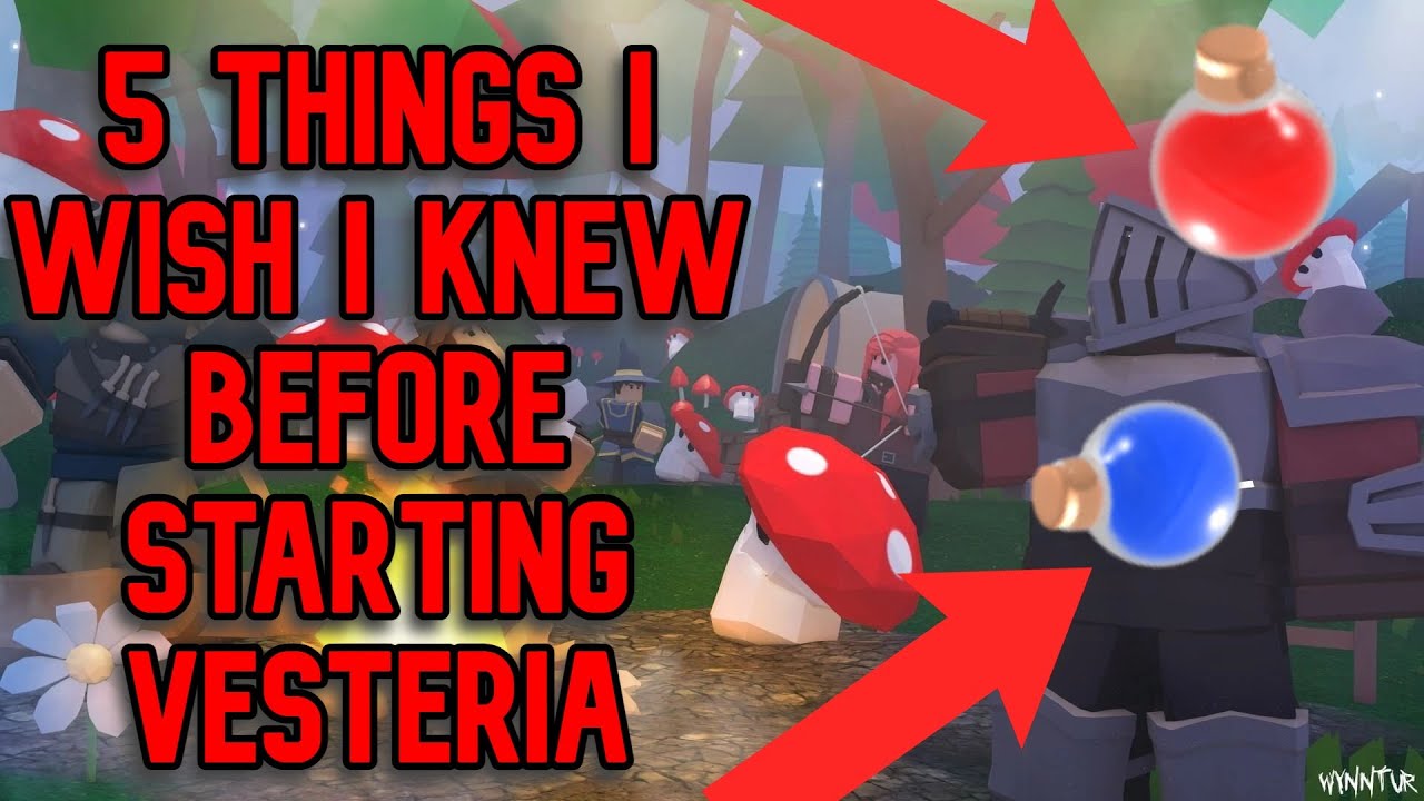 5 THINGS I WISH I KNEW BEFORE STARTING VESTERIA!!! - YouTube