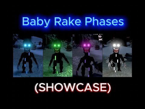 Baby Rake Phases (SHOWCASE) | Roblox - Become the rake remastered - YouTube
