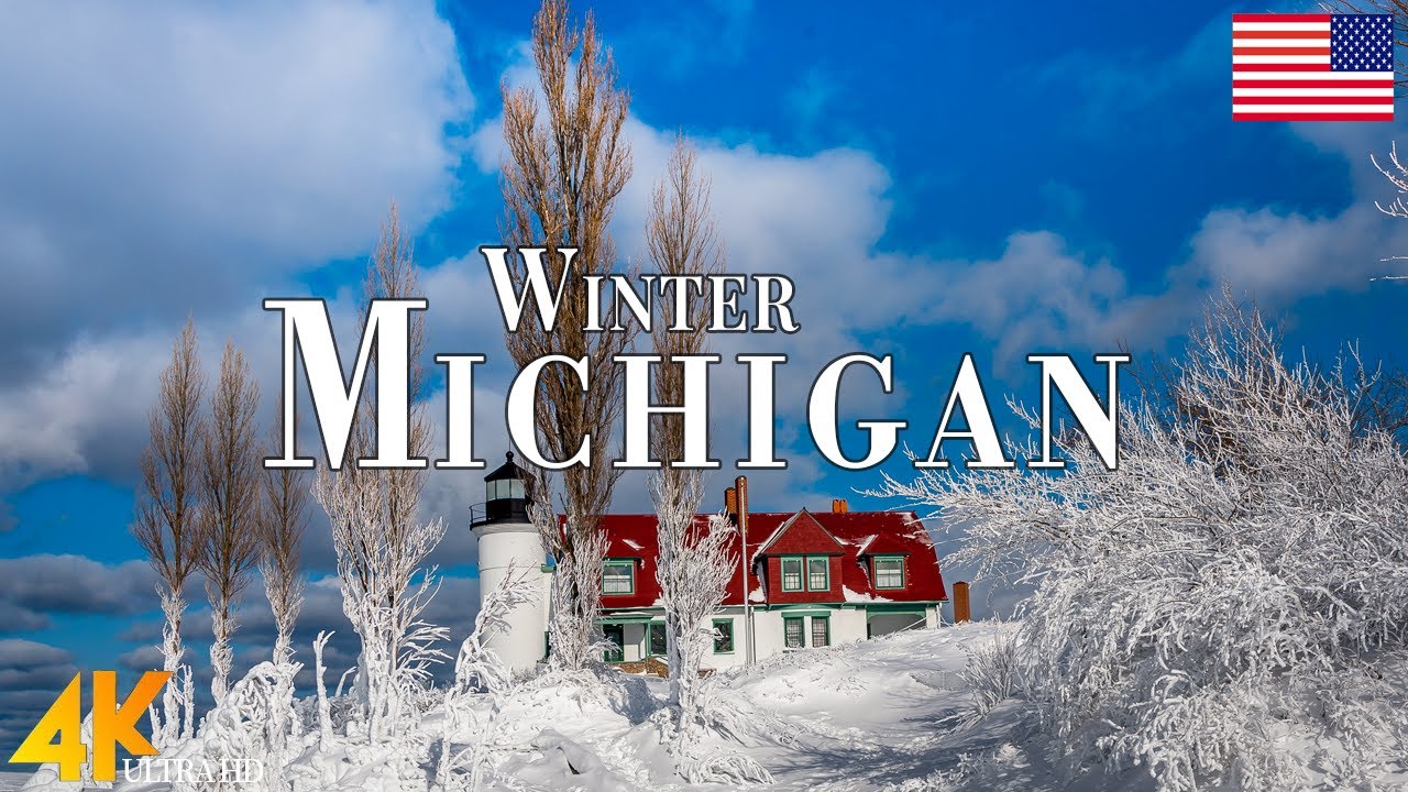 Winter Michigan 4K Ultra HD • Enchanting Winter Michigan, Scenic ...