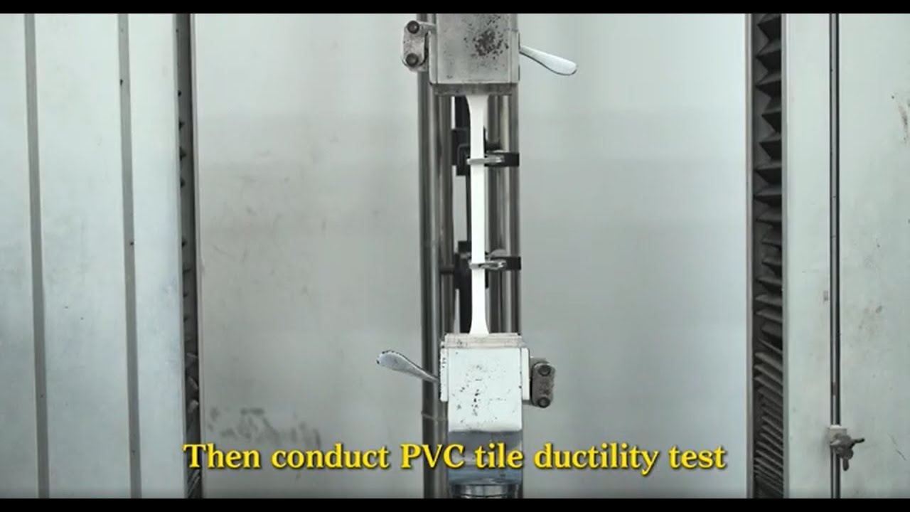 CHEMICAL TESTING LABORATORY PVC TILE TEST—Gongli - YouTube