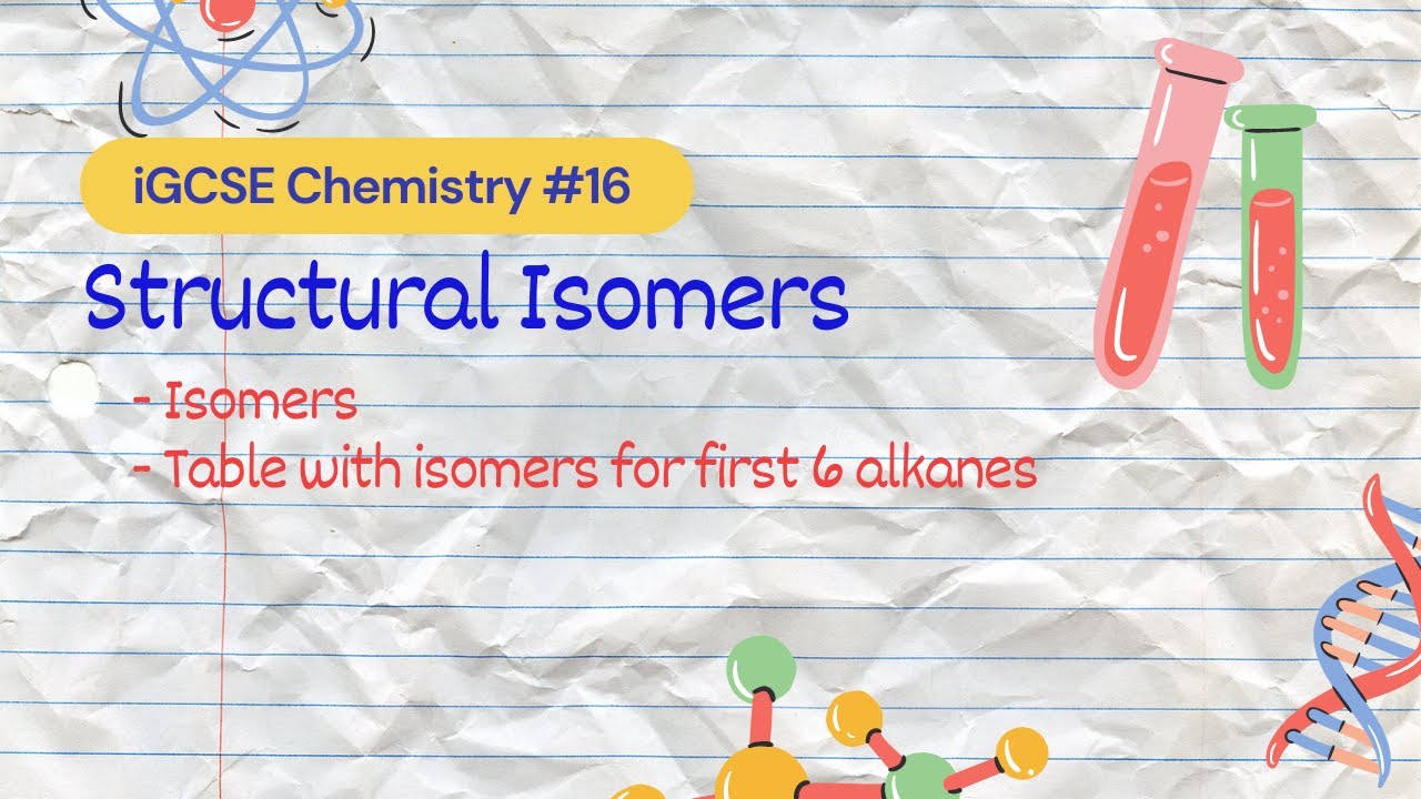 Structural Isomers | iGCSE Chemistry #16 - YouTube