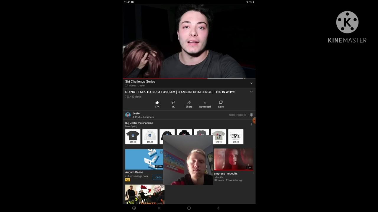 Reaction To Do Not Talk To Siri At 3:00 AM 3AM Challenge This Is Why - YouTube
