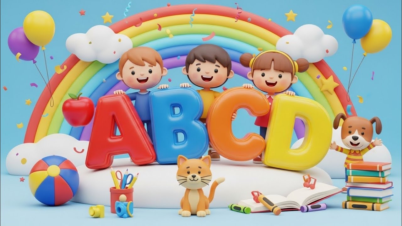 ABC Song for Kids | Alphabet Song | Learn ABC with Fun | Nursery Rhymes ...