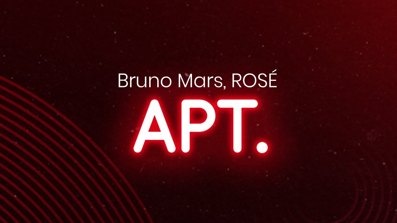 Bruno Mars, ROSÉ - APT. (letra) - YouTube