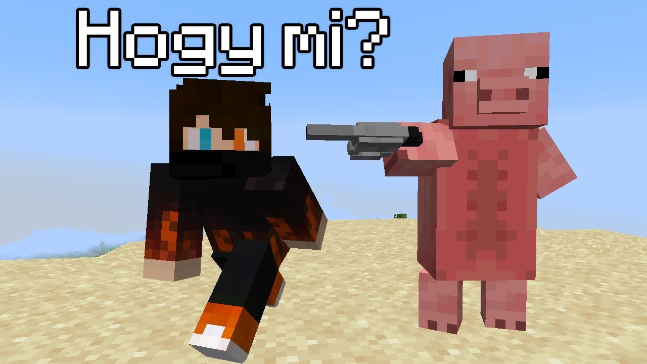 Minecraft, de a Mobok Fenyegetőek! - YouTube