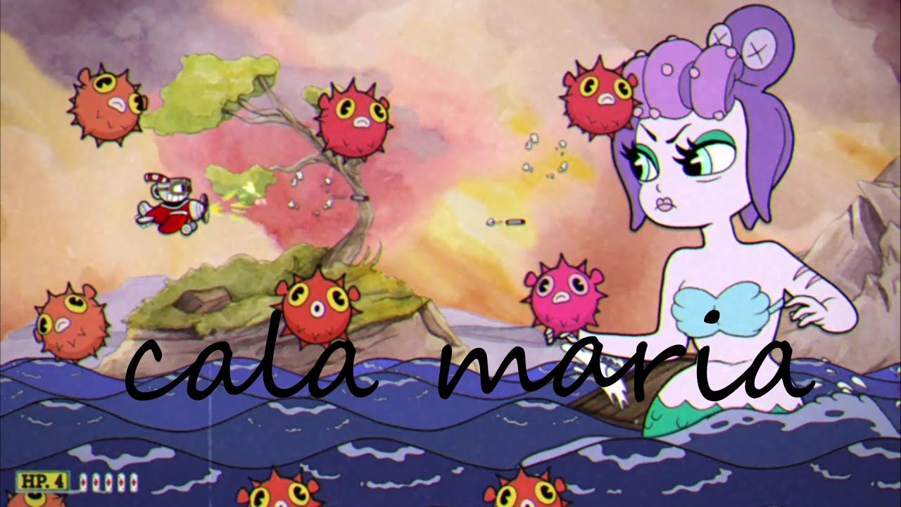 Cala Maria, mermaid boss - cuphead - YouTube