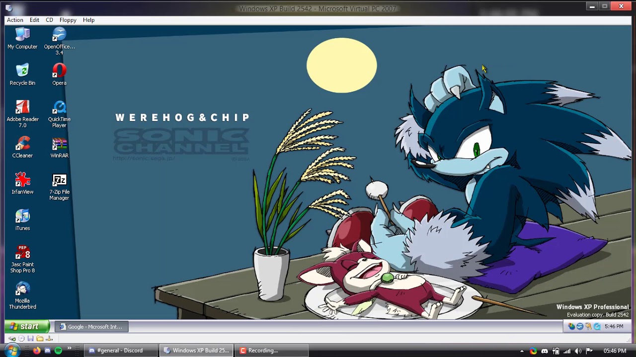 Windows XP Pre-RTM (Build 2542) in Virtual PC 2007! - YouTube