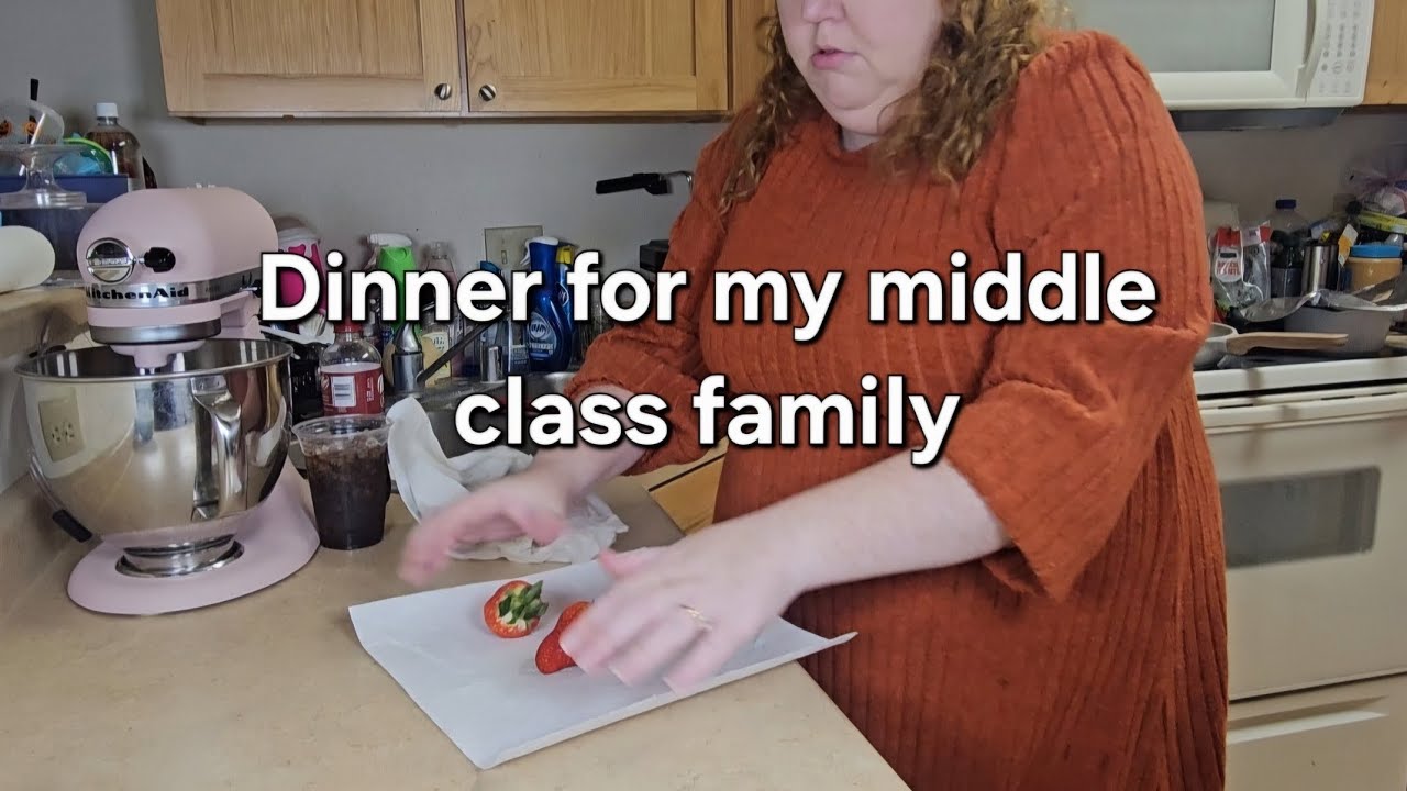 Dinner For My Middle Class Family of 4 - YouTube