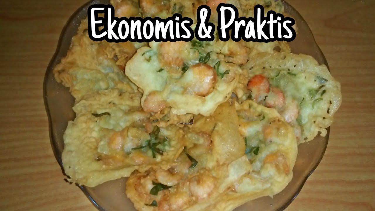 MENU HEMAT RASA NIKMAT‼️REMPEYEK UDANG ENAK RENYAH DAN GURIH - YouTube