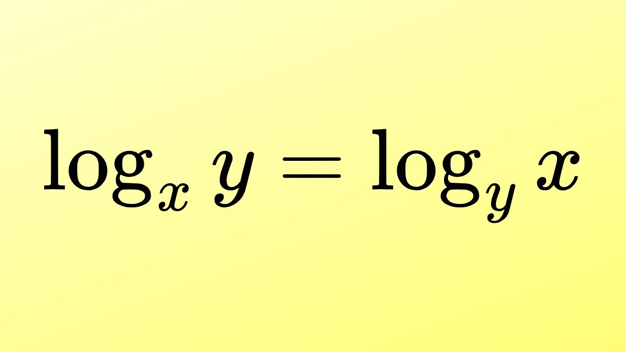 An Interesting Log Equation - YouTube