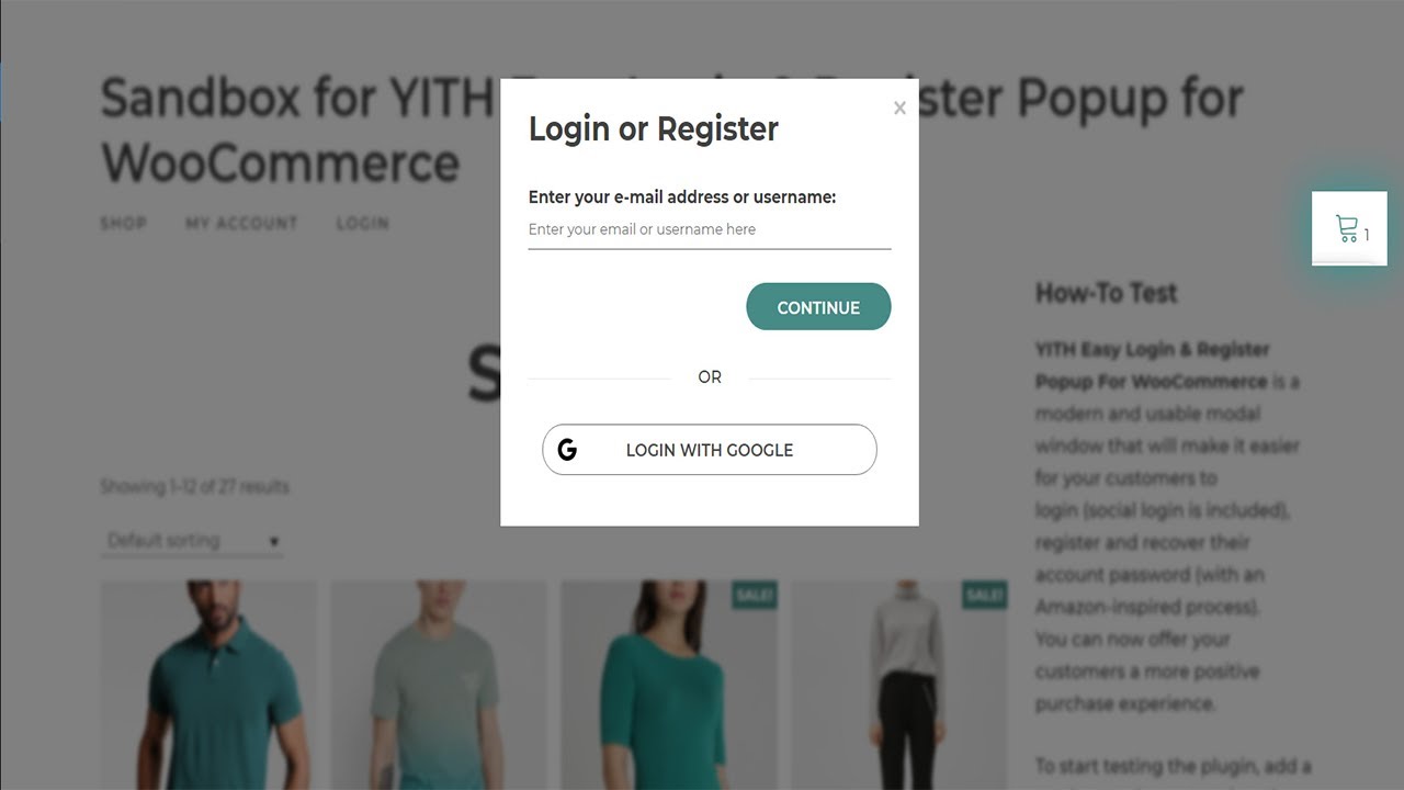 How to add login and registration popup options for woocommerce | Tamil ...