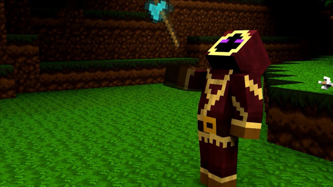 Minecraft Fight Animation (Throwing Axe) - YouTube