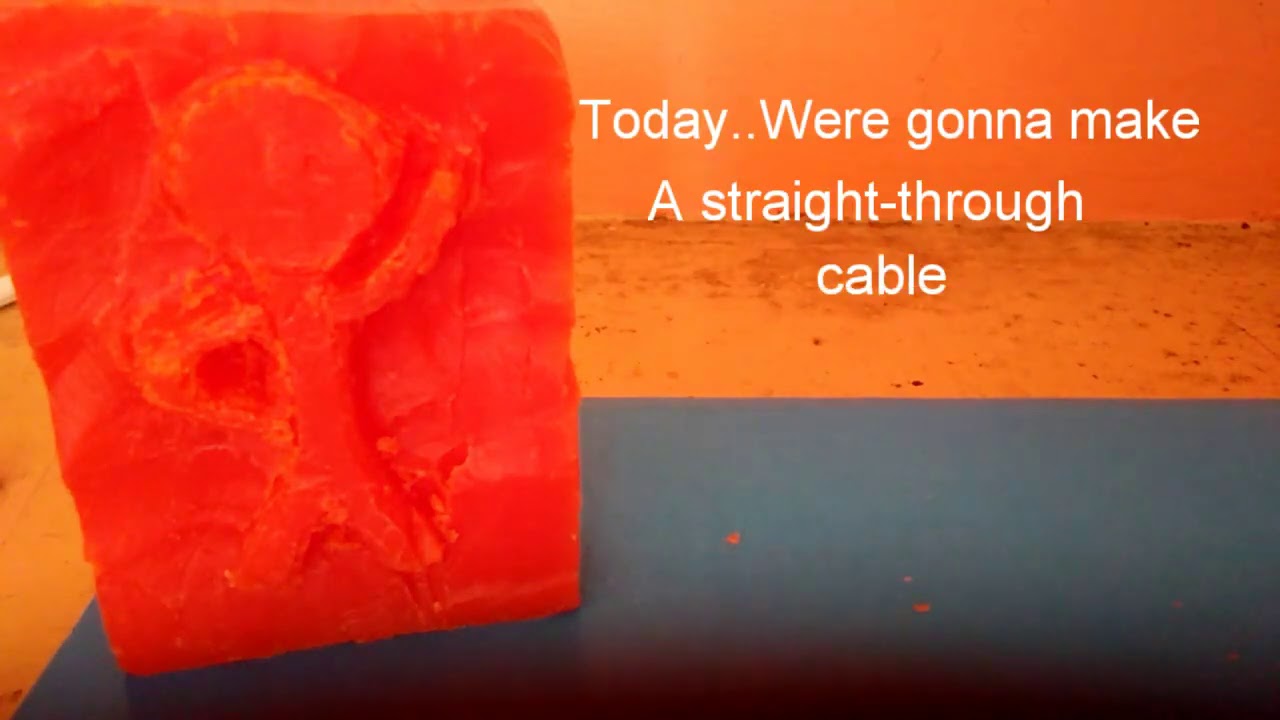 How to make a network cable(Straight-through) - YouTube