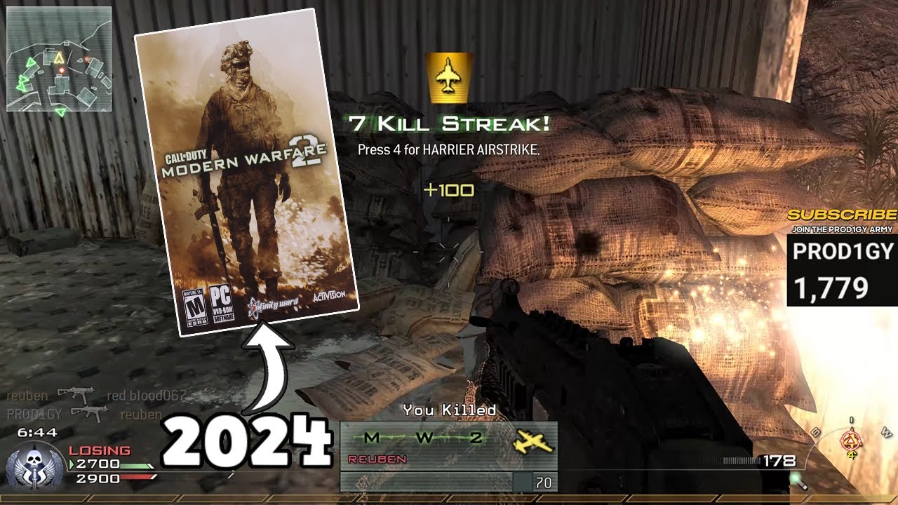 MW2 In 2024 is EASY(32-5):"NUKE? THATS CRAZY FR!" BARRET50 CAL NUKE ON ...