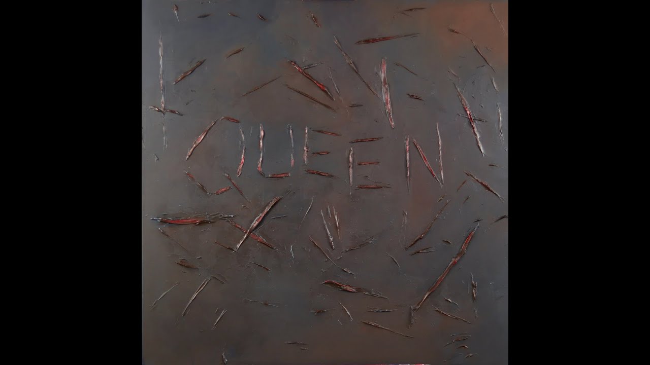 Textured Abstract Painting Using Modeling Paste and Acrylic Paint - YouTube