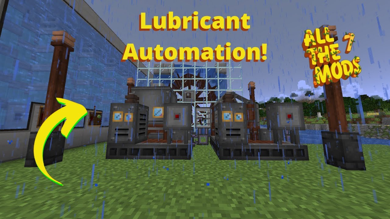 All The Mods 7 - ep32 - Automating Pneumatic Craft Lubricant! - YouTube
