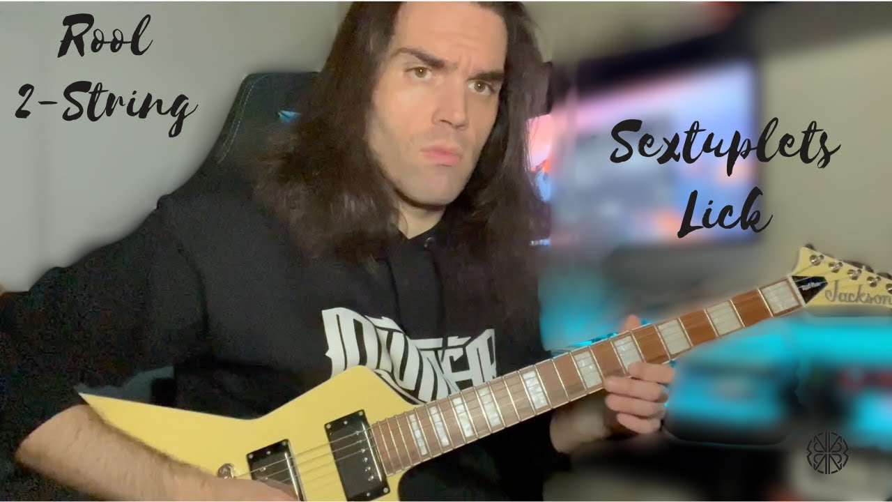 How to Rool 2-String Sextuplets Lick - YouTube