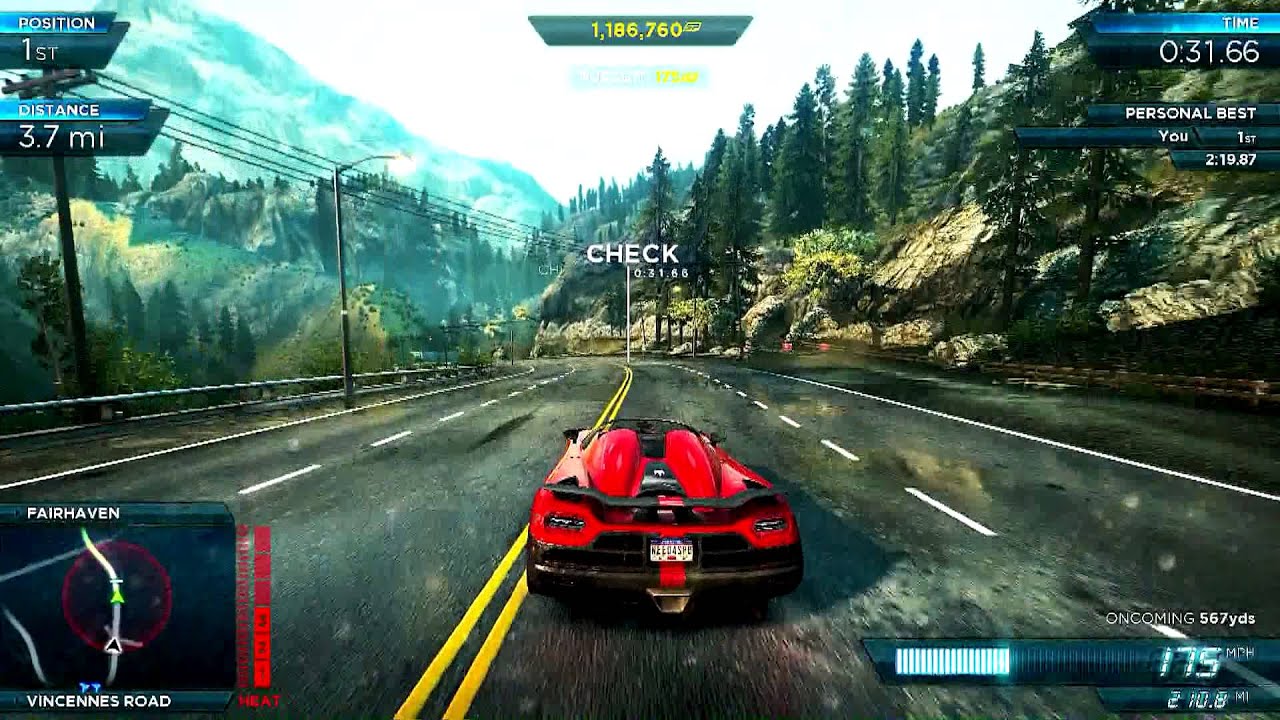 NFS13 MOST WANTED 8 PC Gameplay [HD] - YouTube