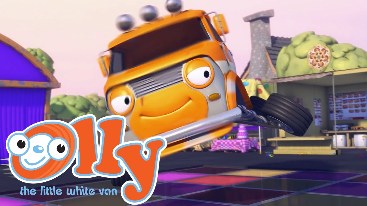 Olly The Little White Van | Bazza's Birthday Song! - YouTube