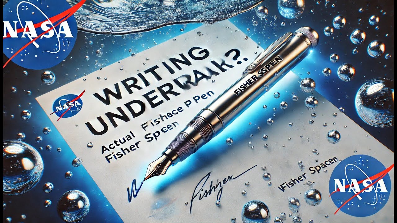 Testing The NASA Space Pen – Writing Underwater! ️🌊 - YouTube