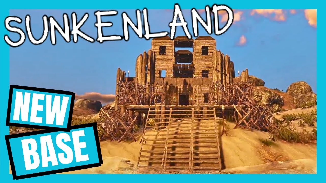 SUNKENLAND | Building our first base - EP4 - YouTube