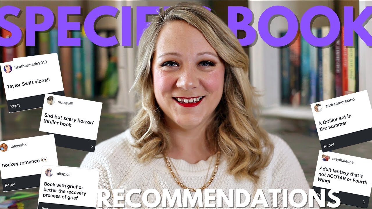 RECOMMENDING YOU SPECIFIC BOOKS! - YouTube