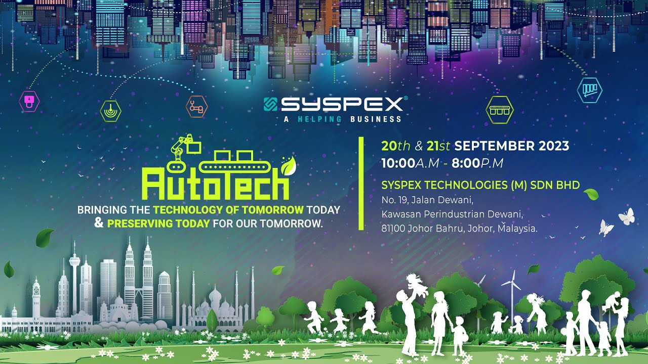 Syspex JB AutoTech Open House Preview 20 & 21 Sept 2023 - YouTube