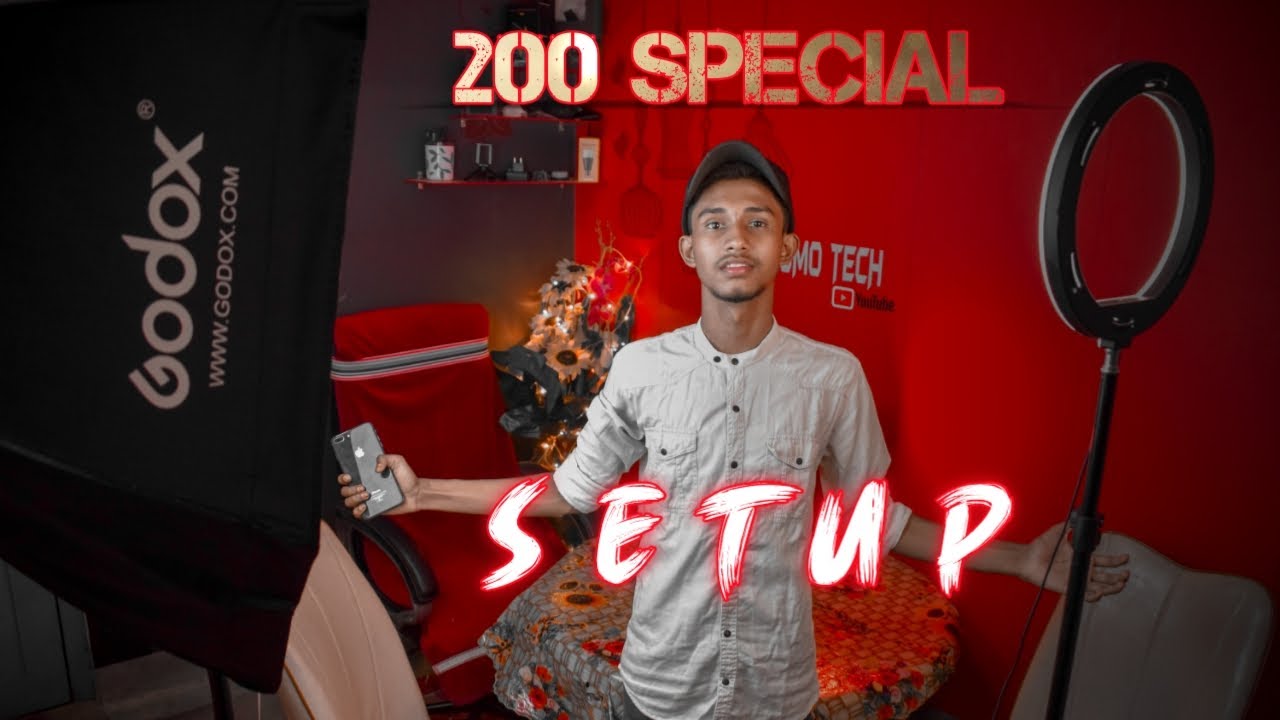 YOUTUBE SETUP: 200 Subs Special Setup Tour || My Setup - YouTube
