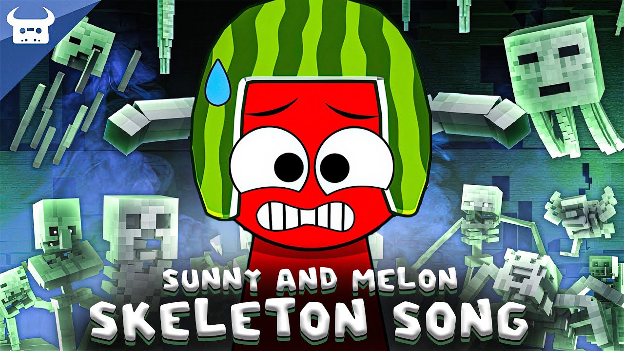 Sunny and Melon Sing MINECRAFT SKELETON RAP (by Bee) - YouTube Music