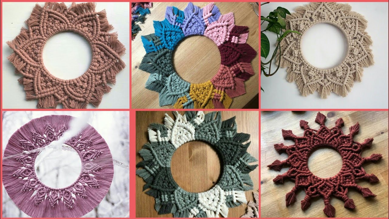 Most beautiful and stylish macrame mandala wall hangings // macrame ...