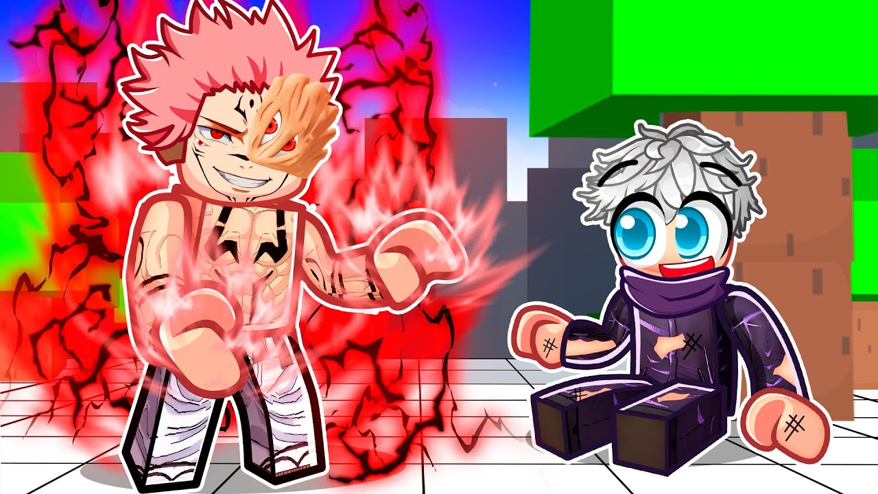 Playing as PROTECTIVE SUKUNA in Roblox Strongest Battlegrounds! - YouTube