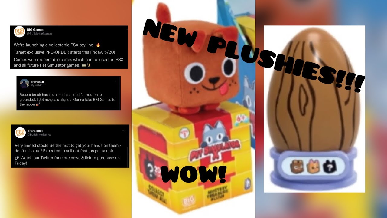WOW! New Pet Simulator X merch plushies and summer update news! - YouTube
